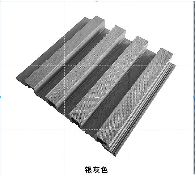 4m 5.8m Splitting Prevention WPC Wall Panel Outdoor White Composite ...
