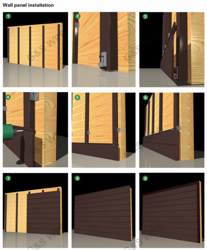 UV Resistance Wpc Wall Cladding Fade Resistant Railway Platform Wpc ...