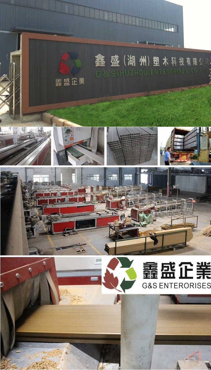 300 X 300MM Anti Pressure Composite Eco Plastic Outdoor Decking Boards ...