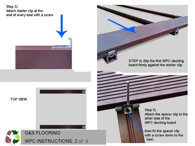 3D Model WPC Hollow Decking Strong Temperature Adaptability Eco Wood ...